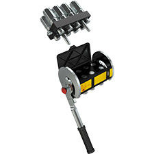 High Strength Carbon Steel Hydraulic Multicoupler 8 Lines Size 1/2 ...